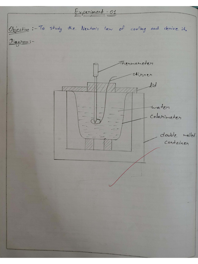 Newton's Cooling Experiment 01 | PDF