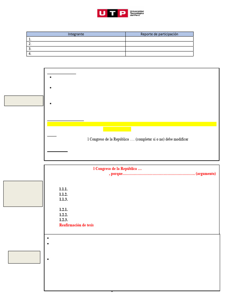 TAREA - 1. - FORMATO - ESQUEMA - TA1 (1) Texto Argumentativo | PDF