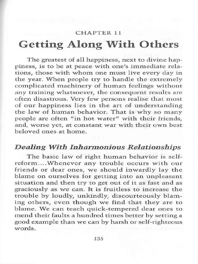 Getting Along With Others | PDF