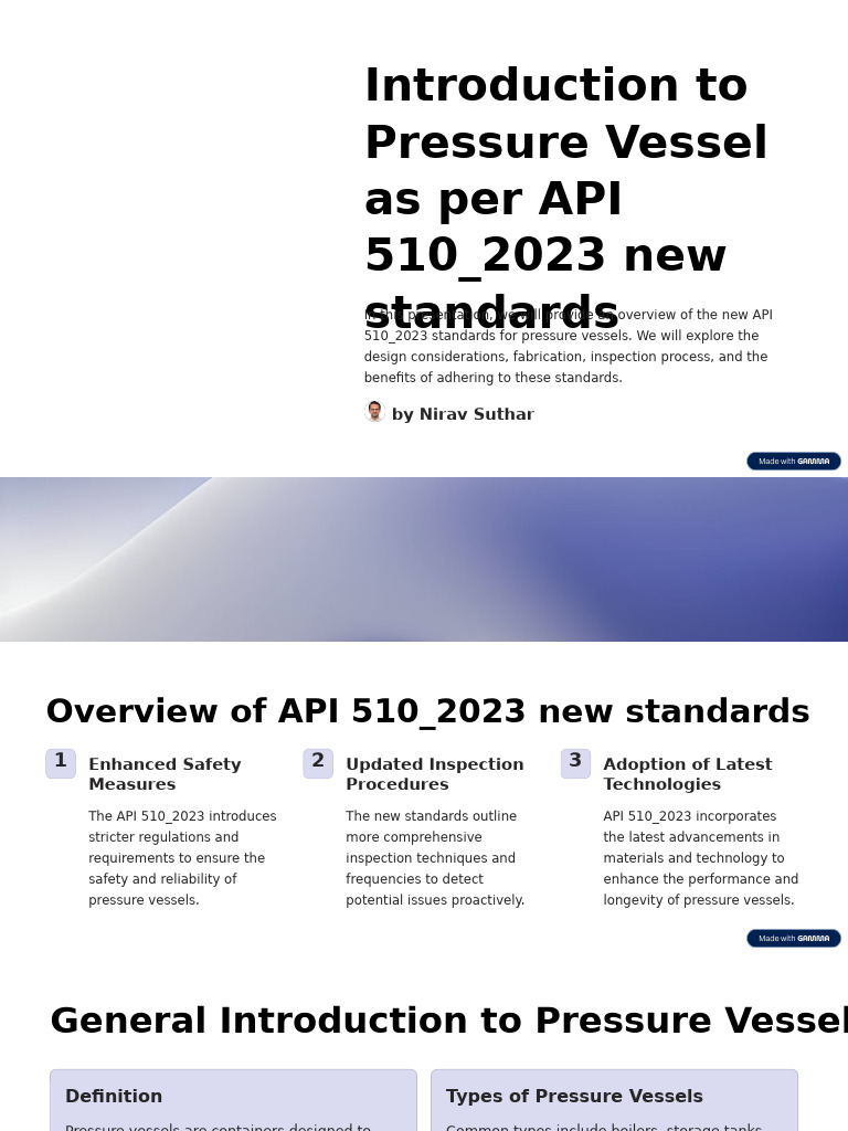 API 510_2023 Standards for Pressure Vessels | PDF | Nondestructive ...