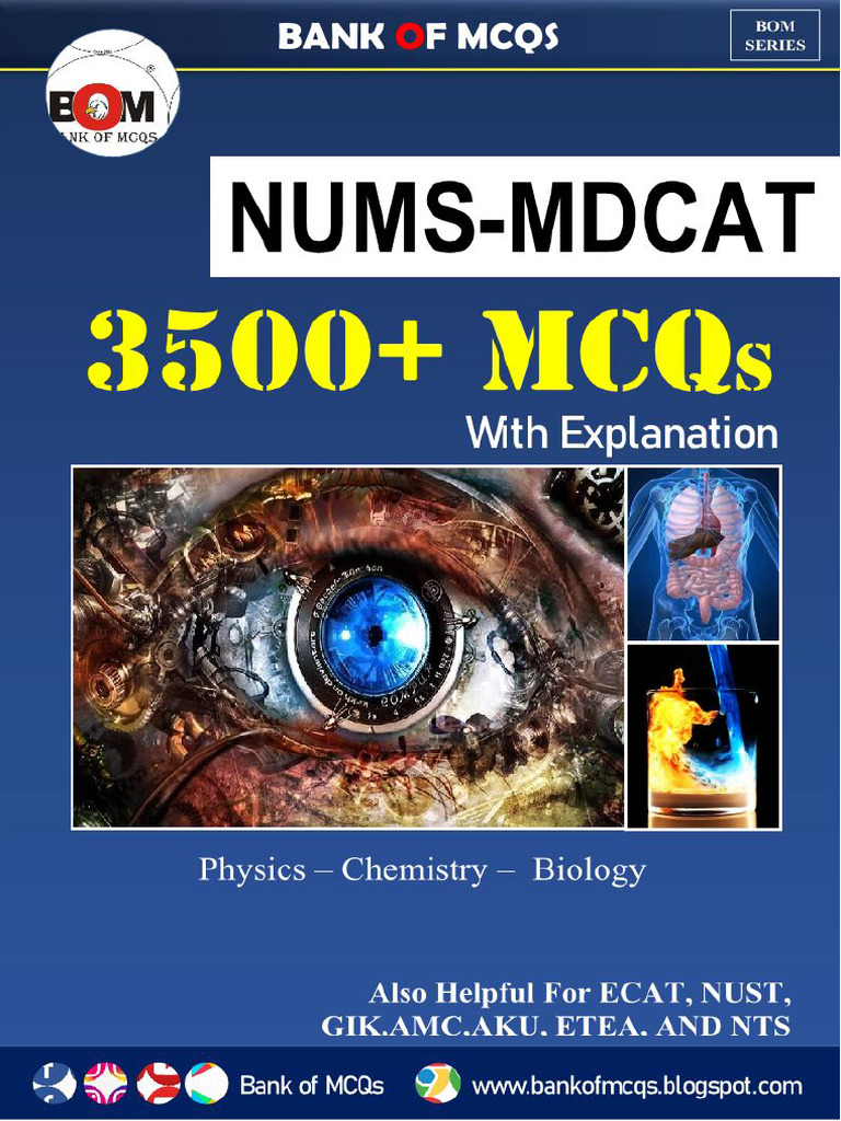 Share NUMS MDCAT 3500 Mcqs Bomseries Sample - 240713 - 235417 | PDF
