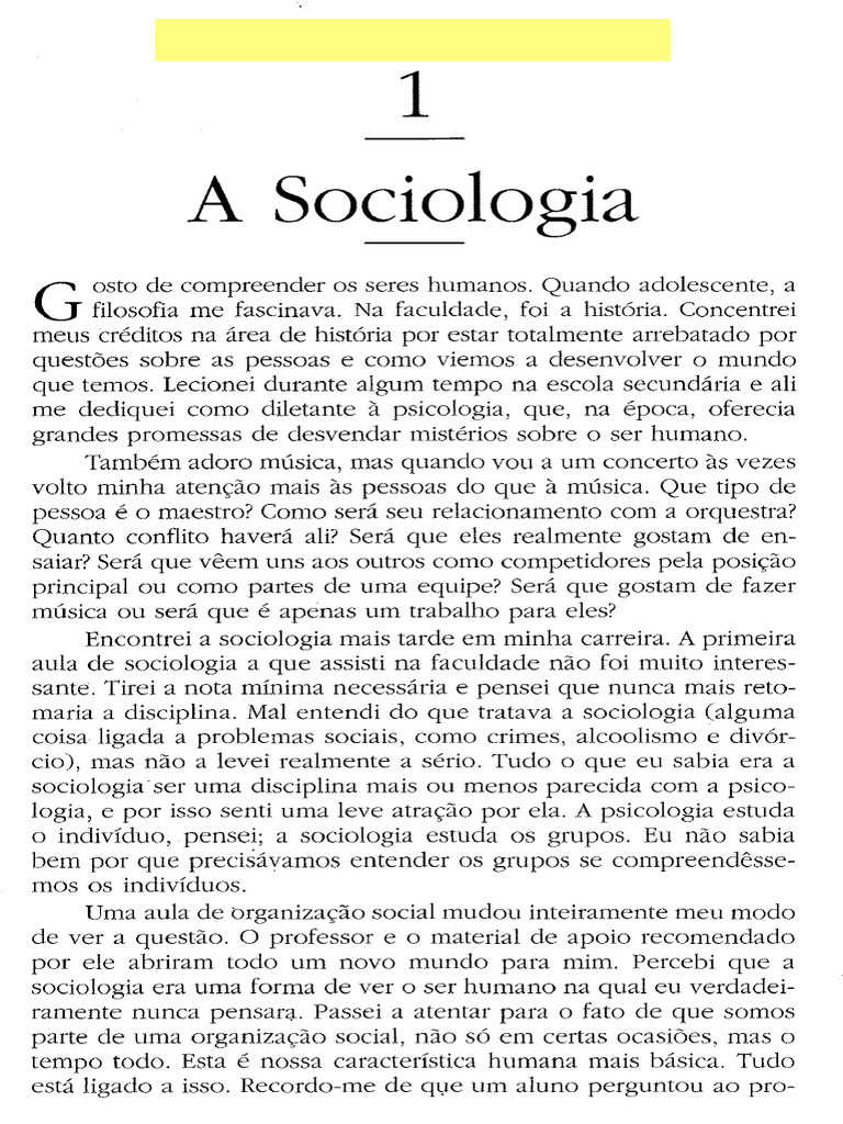 CHARON Joel Sociologia | PDF