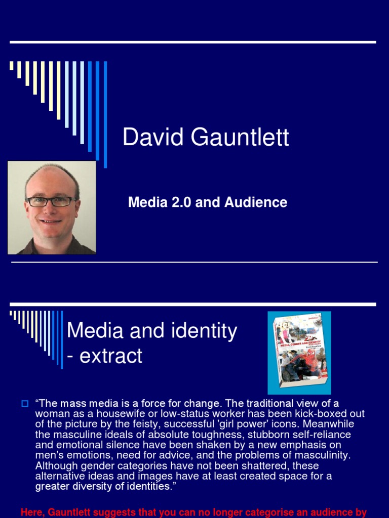 David Gauntlett | PDF | Mass Media | Gender Role