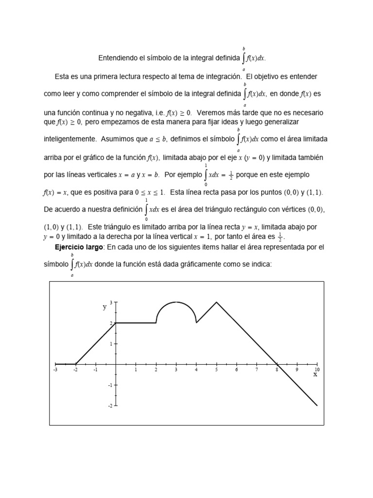 Entendiendo El Símbolo de La Integral Definida 2021 | PDF