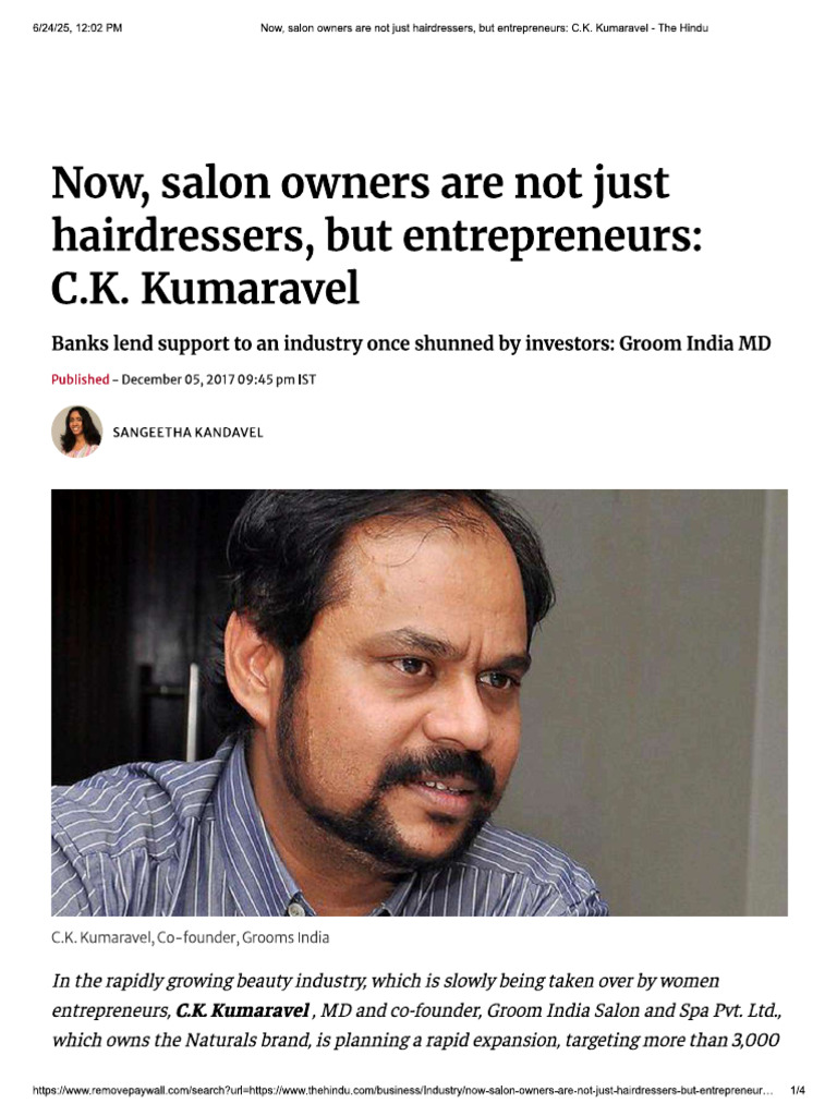 CKK Hindu Article | PDF
