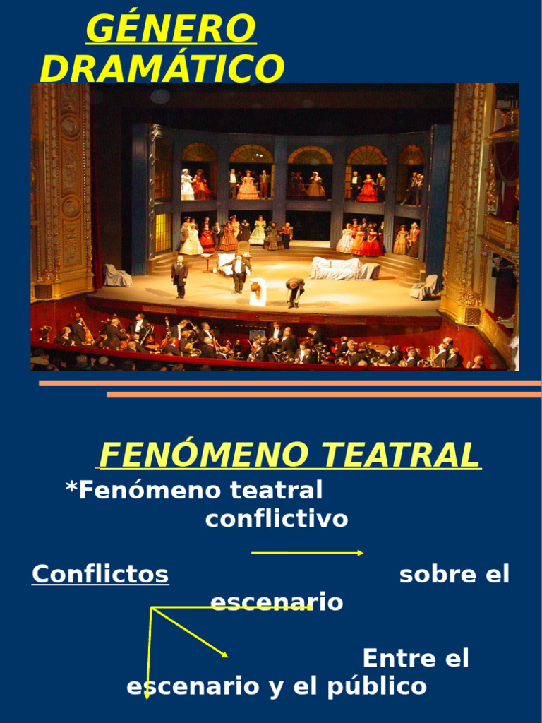 GÉNERO DRAMÁTICO | PDF | Teatro | Tragedia