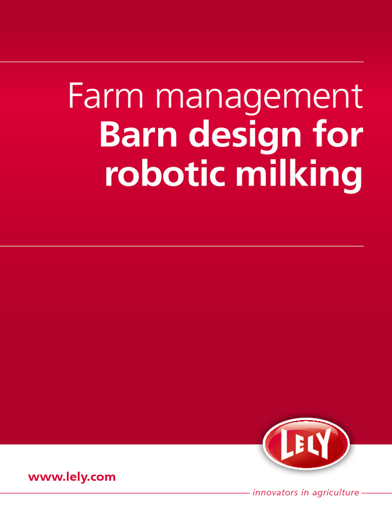 Robotic Milking Barn Design Guide | PDF | Dairy Farming | Dairy