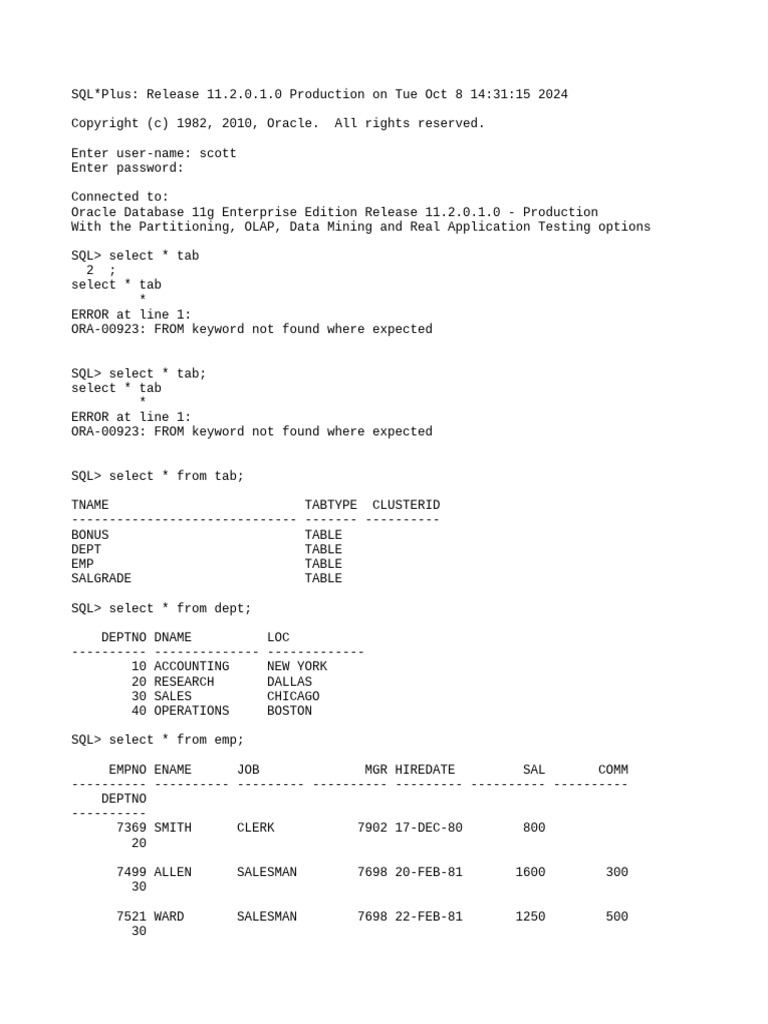 Subquery With Different Table | PDF | Information Science | Information Technology