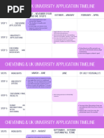 Chevening Scholarship Application Timeline 2025 | PDF | Finance & Money ...