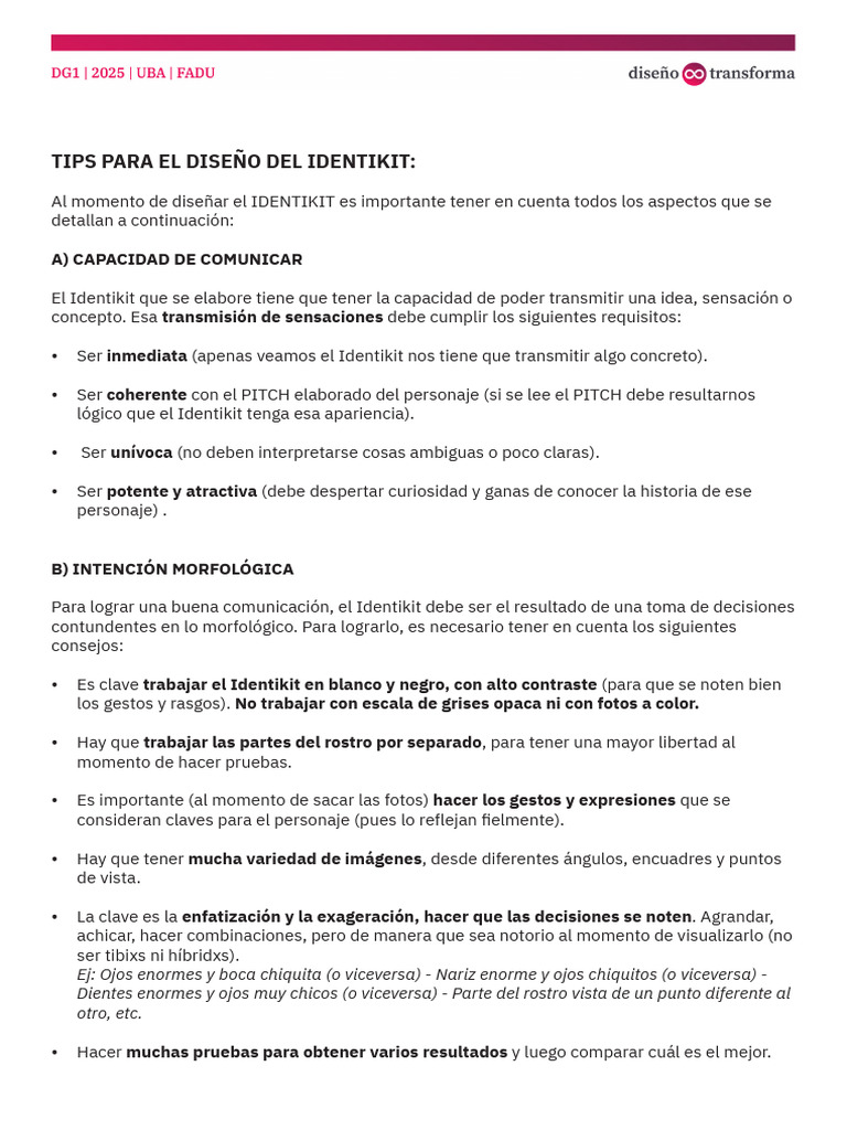 Consejos para Diseñar un Identikit Efectivo | PDF