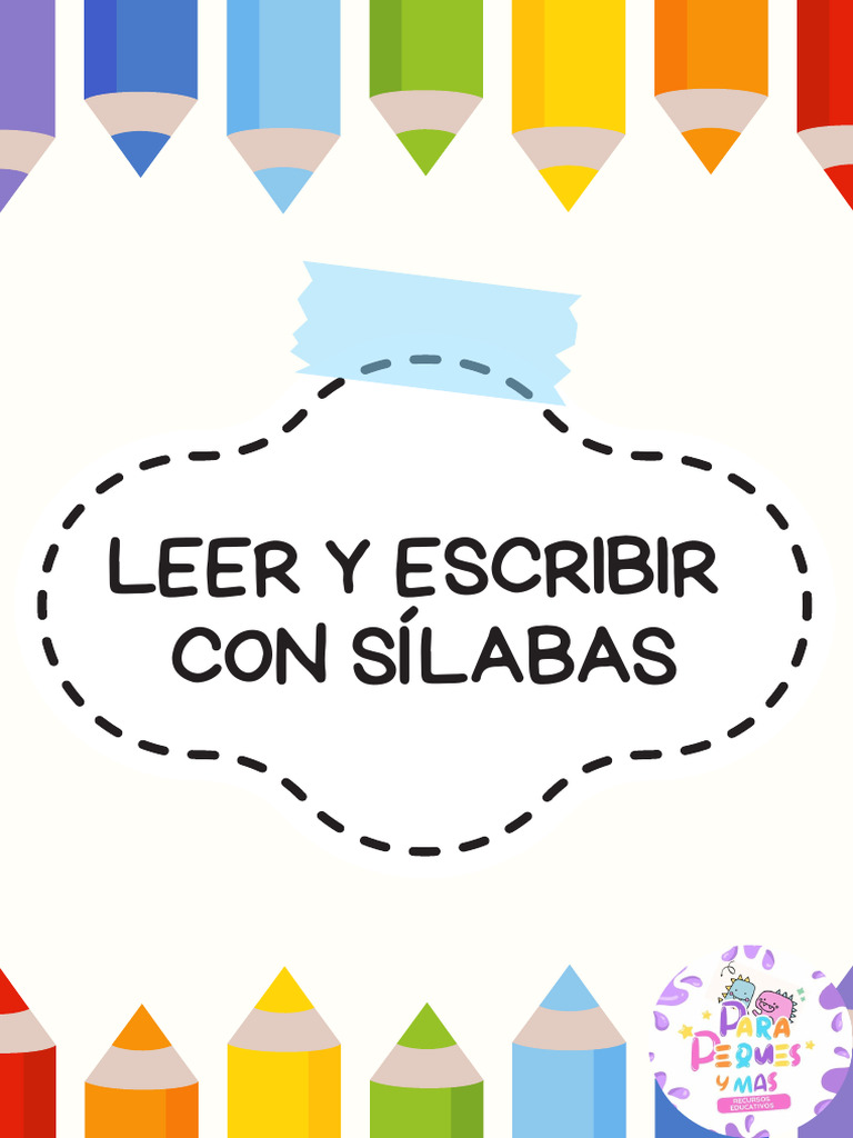 Leer y Escribir Con Silabas | PDF