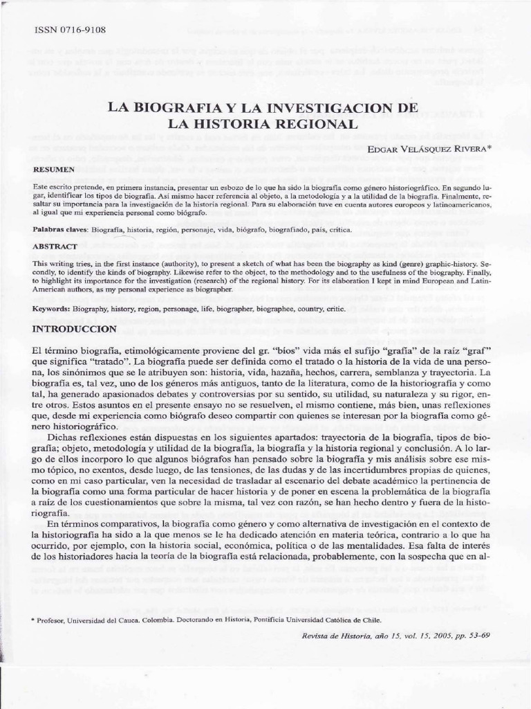 Edgar Velasquez Rivera | PDF | Conocimiento | Biografía