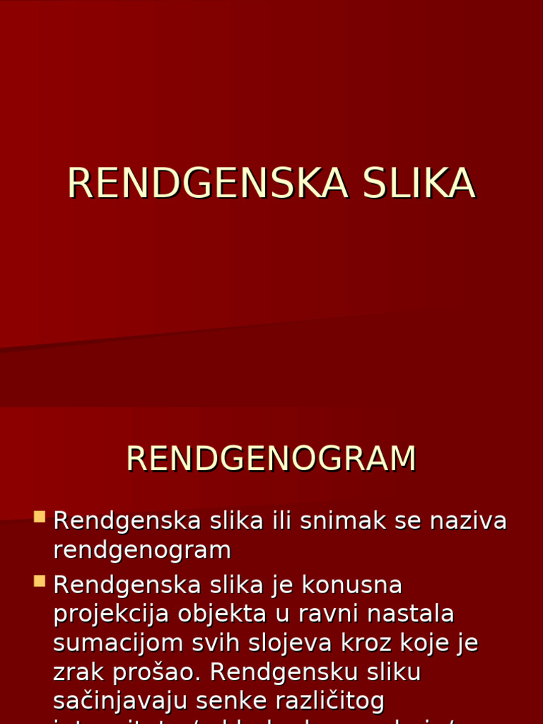 Rendgenska Slika | PDF