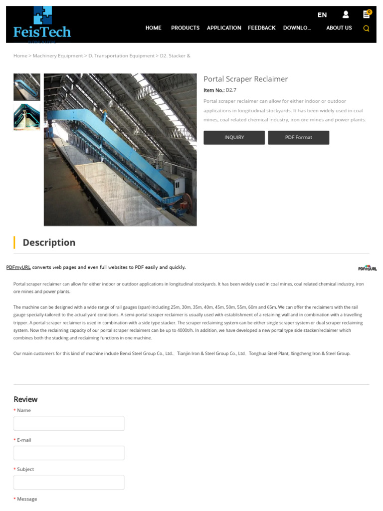 Feistech Com Portal-Scraper-Reclaimer-P00137p1 HTML | PDF | Graphite ...