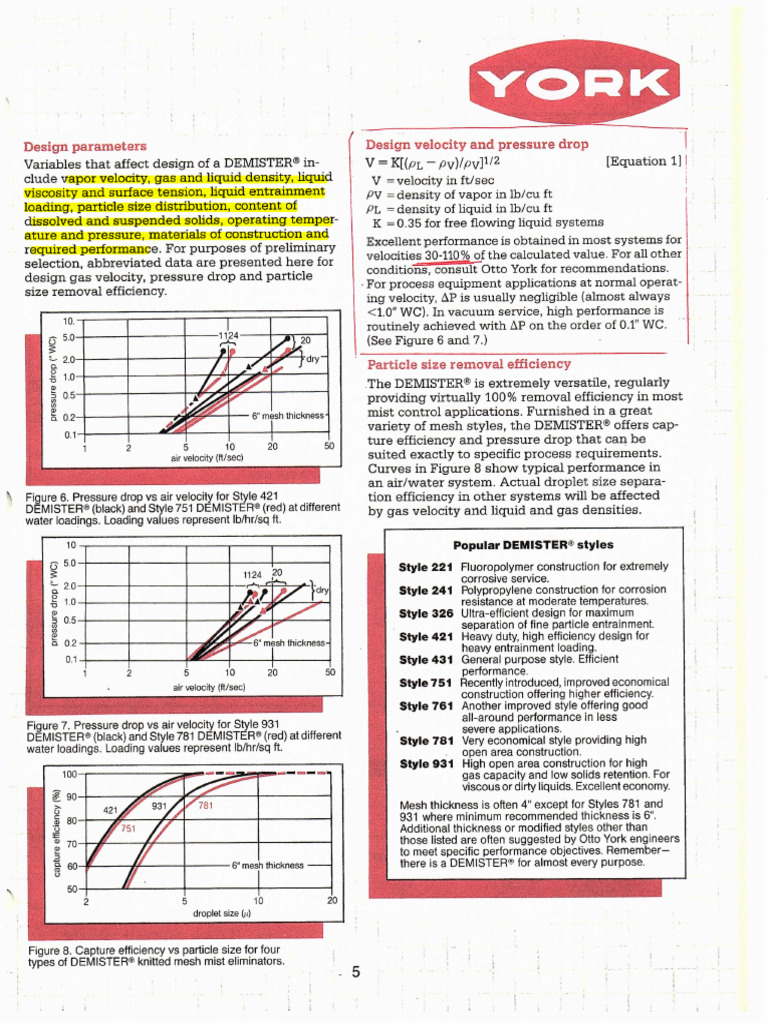 Attachment 8, York Mesh Design Parameter | PDF