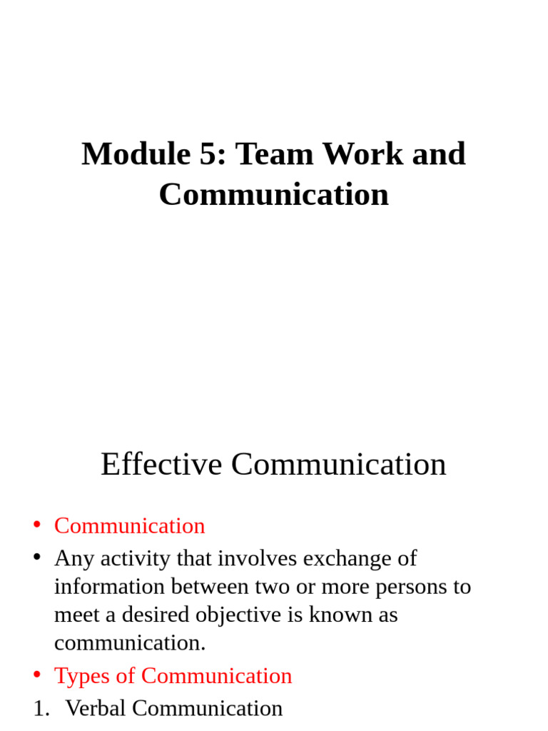 Effective Team Communication Strategies | PDF | Communication ...