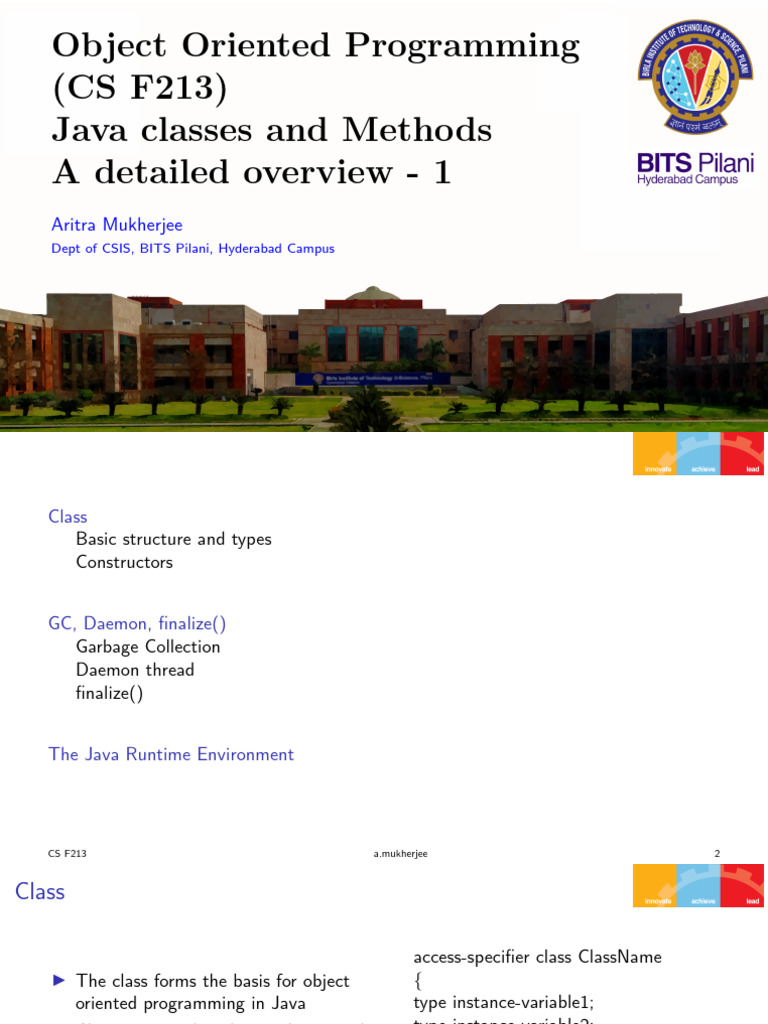 Java Object-Oriented Programming Guide | PDF | Data Type | Method ...