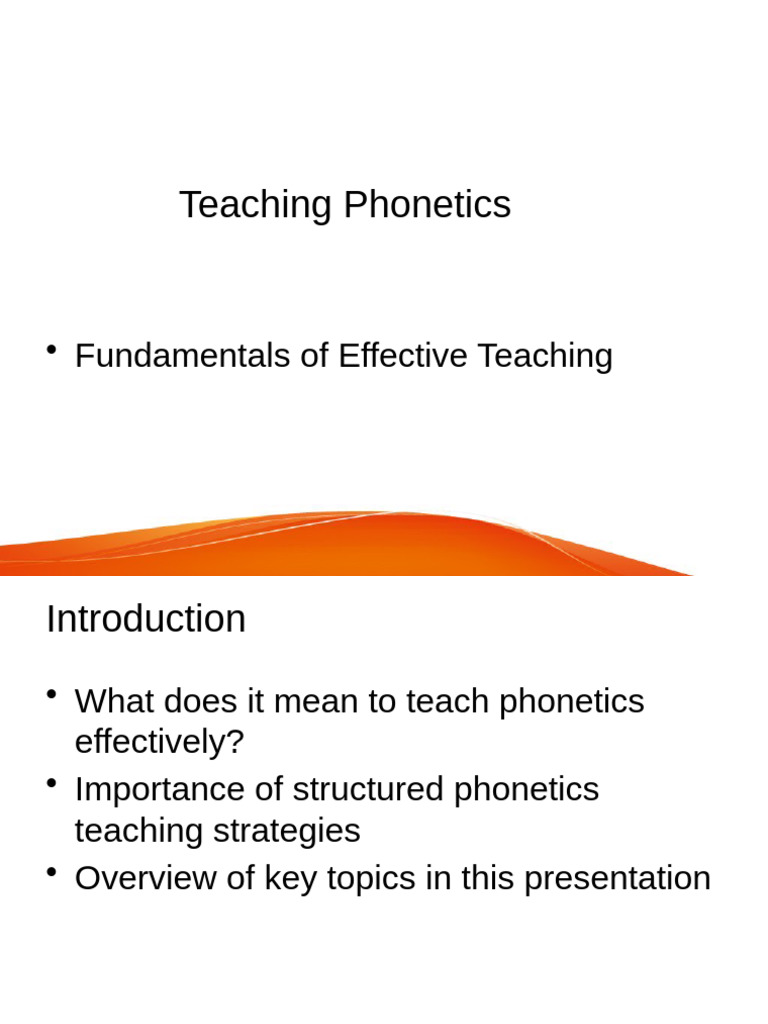 Teaching Phonetics Abror | PDF