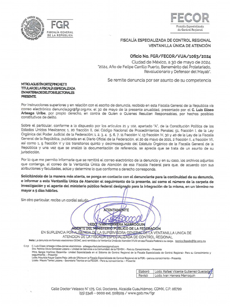 FGR Fecor Vua 1063 2024 | PDF