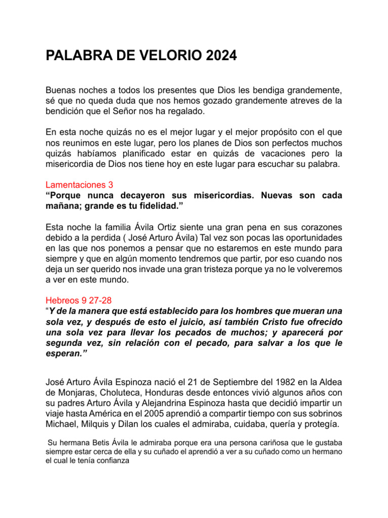 Reflexiones sobre la pérdida en 2024 | PDF