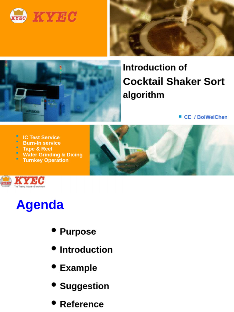 Introduction to Cocktail Shaker Sort | PDF | Computer Programming ...