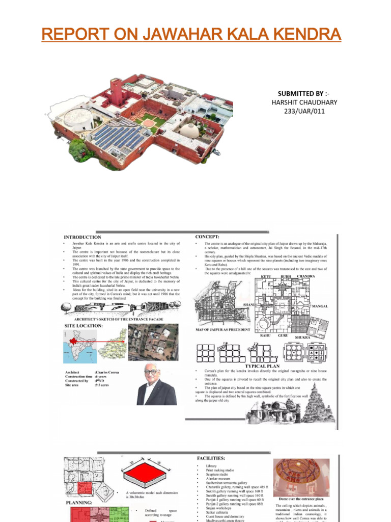 REPORT On Jawahar Kala Kendra | PDF