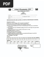 2024 KCSE MATHS pp1 | PDF