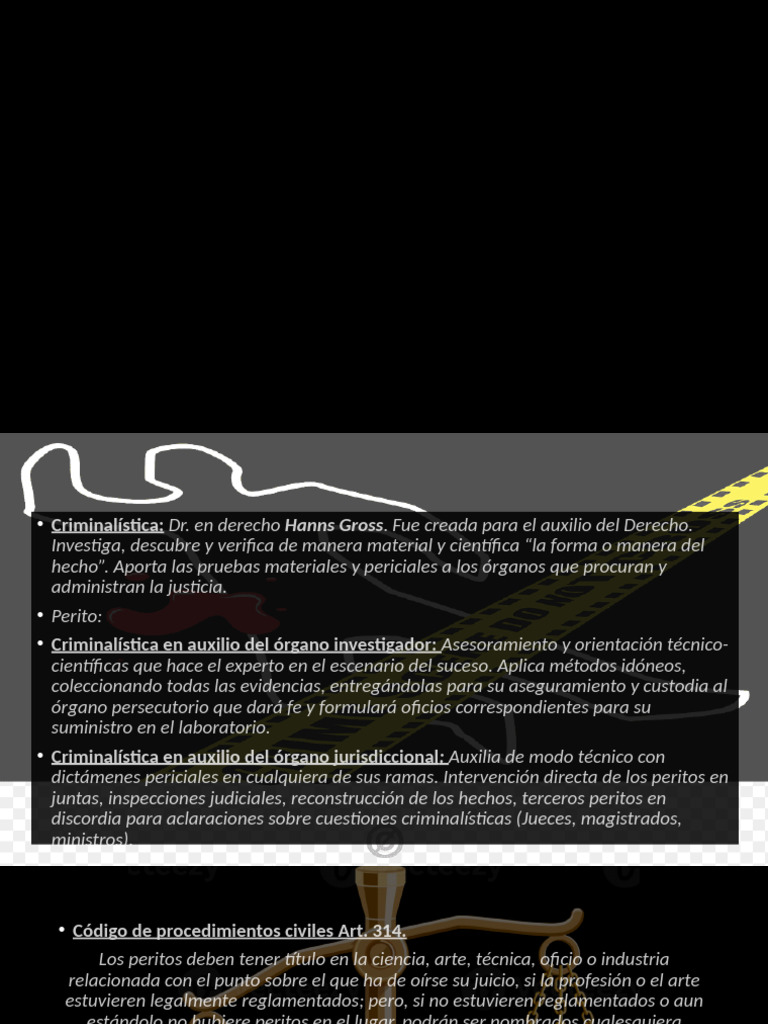 Tipos de Peritos | PDF | Testigo experto | Ciencia forense