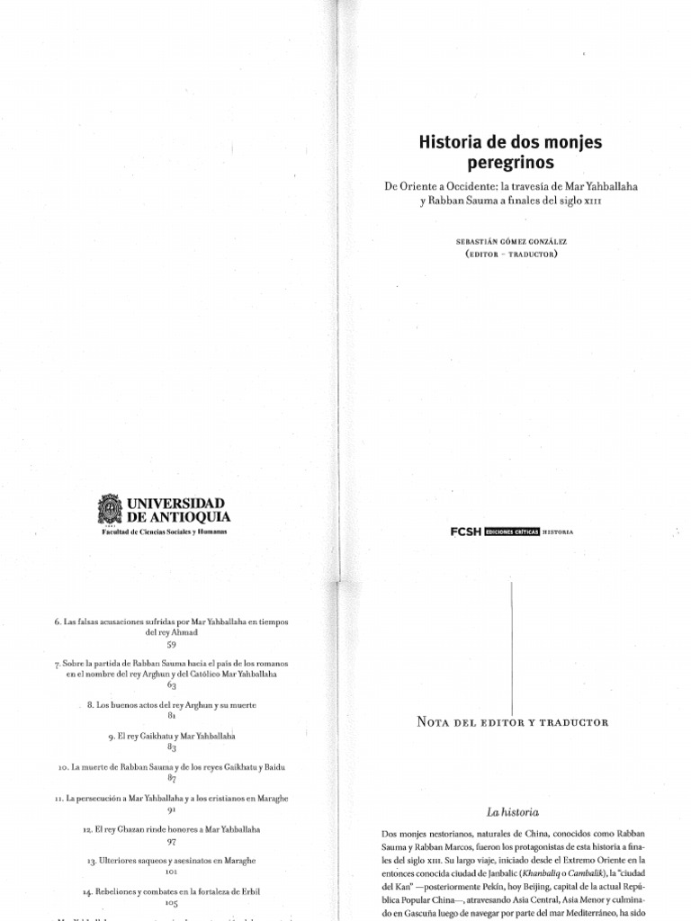 Dos Monjes Peregrinos | PDF