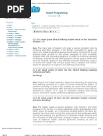 Different Types of Loading Schemes | PDF | Assembly Language | Operating System Technology