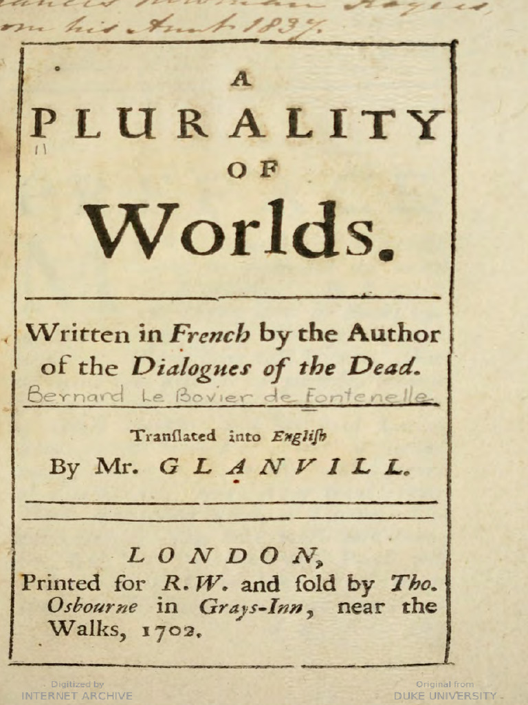 Exploring the Plurality of Worlds | PDF
