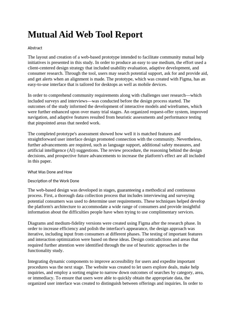 Figma Report | PDF | Usability | Human–Computer Interaction