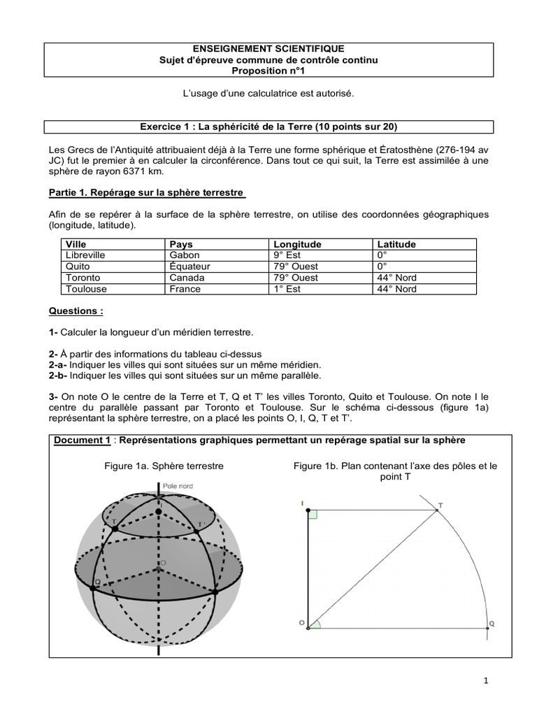 Sphéricité de la Terre et datation préhistorique | PDF | Datation par ...