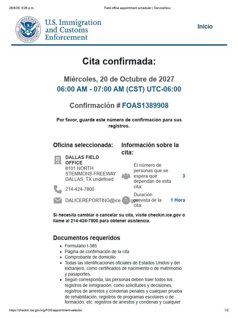 Zuly Field Office Appointment Scheduler - ServiceNow | PDF ...