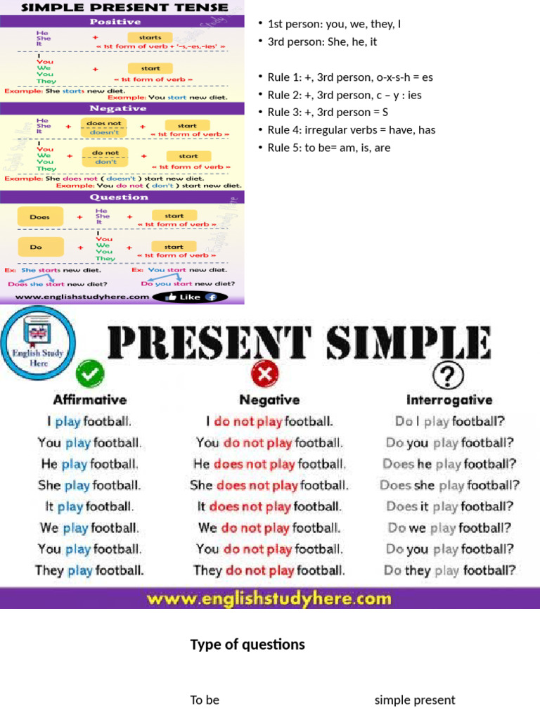 Simple and Be - Questions | PDF