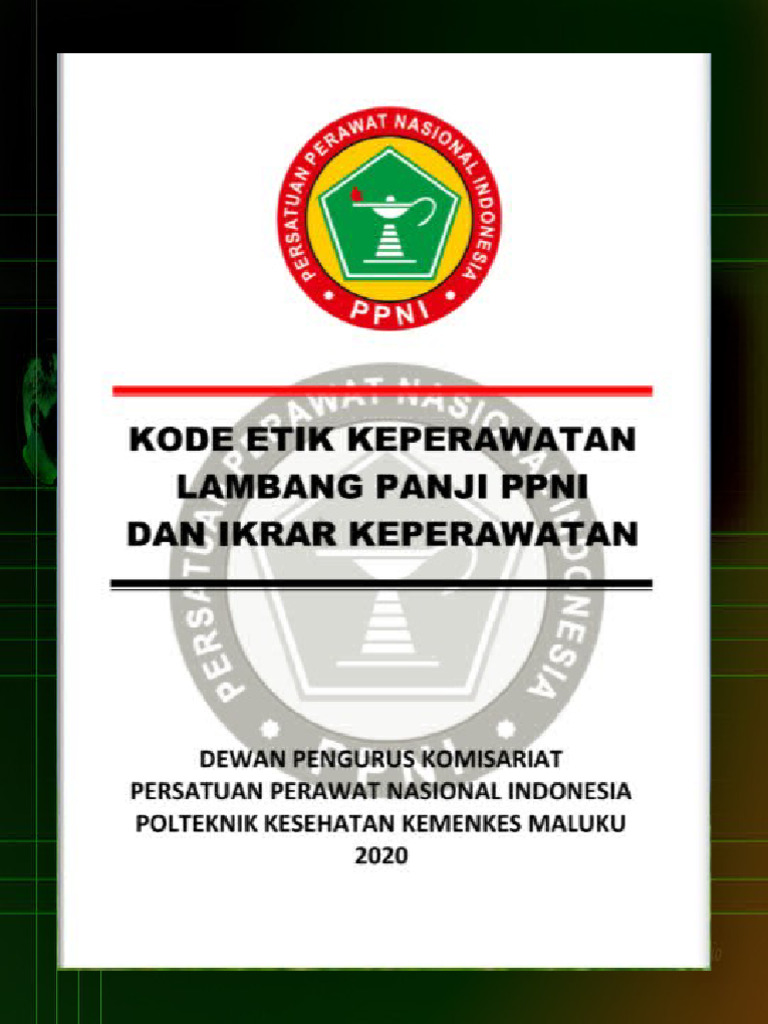 Kode Etik Keperawatan Indonesia | PDF