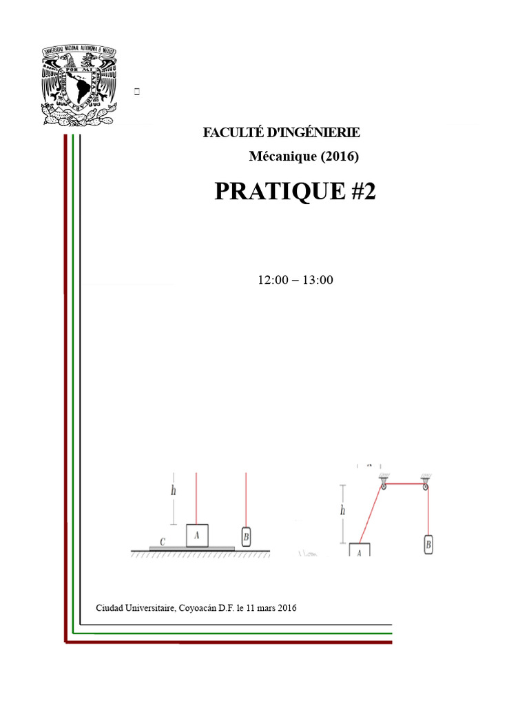 Coefficient de frottement statique en laboratoire | PDF | Friction ...