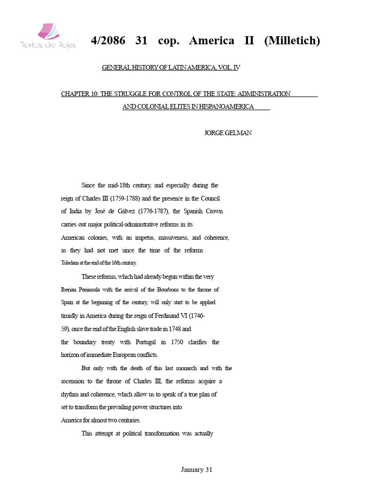 Gelman - The Struggle For Control of The State Administration and ...