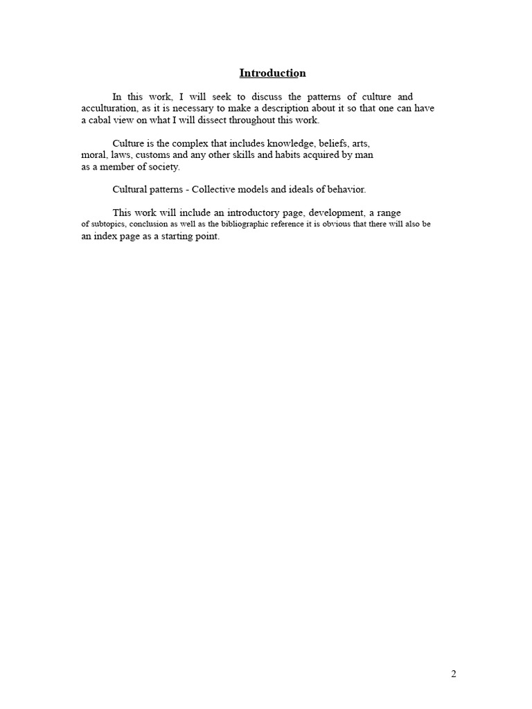 Cultural Patterns and Acculturation Explained | PDF | Franz Boas ...