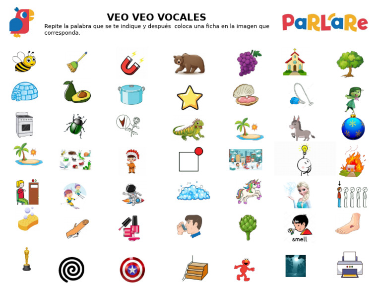 Veo Veo Vocales | PDF