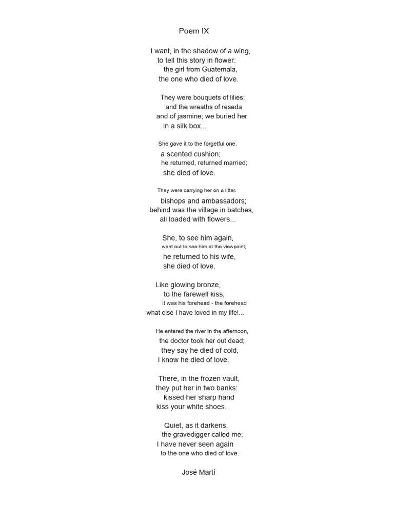 Poem IX | PDF