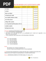 Edinburgh Handedness Inventory Guide | PDF | Handedness | Asymmetry
