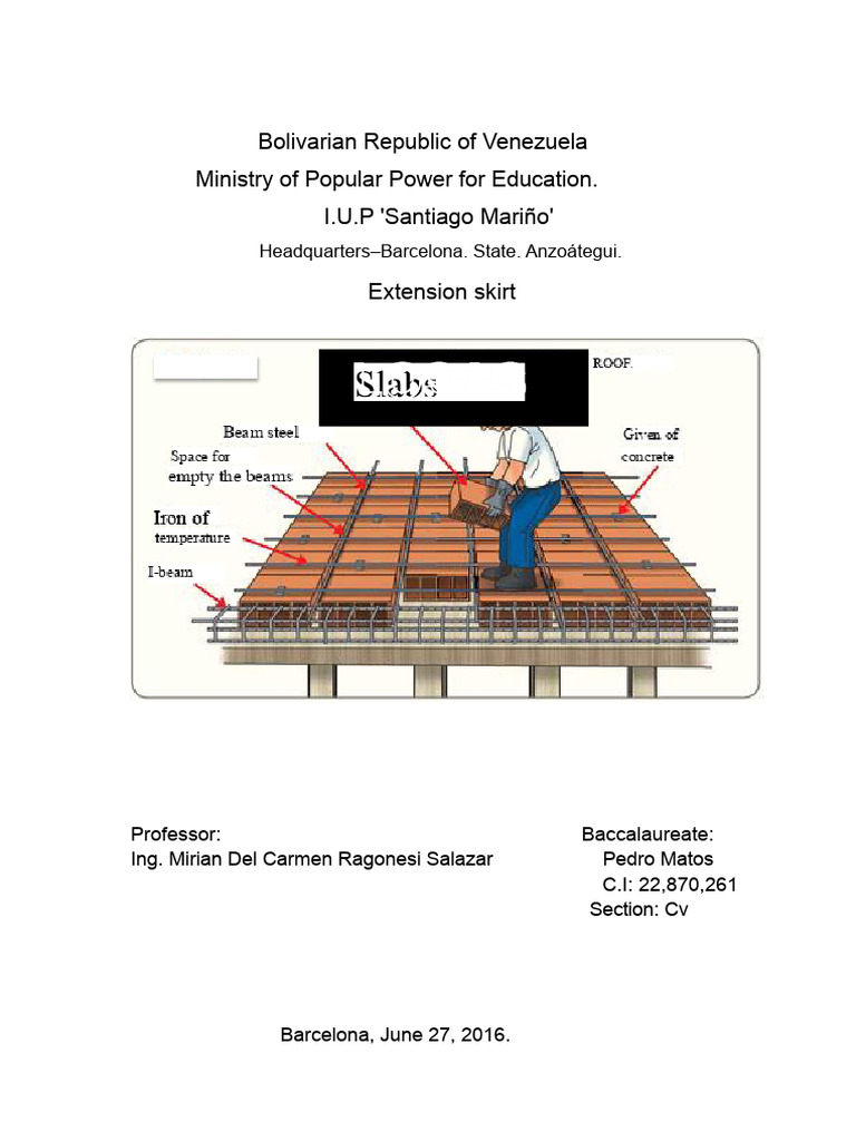 Types of Reinforced Concrete Slabs | PDF | Concrete | Beam (Structure)