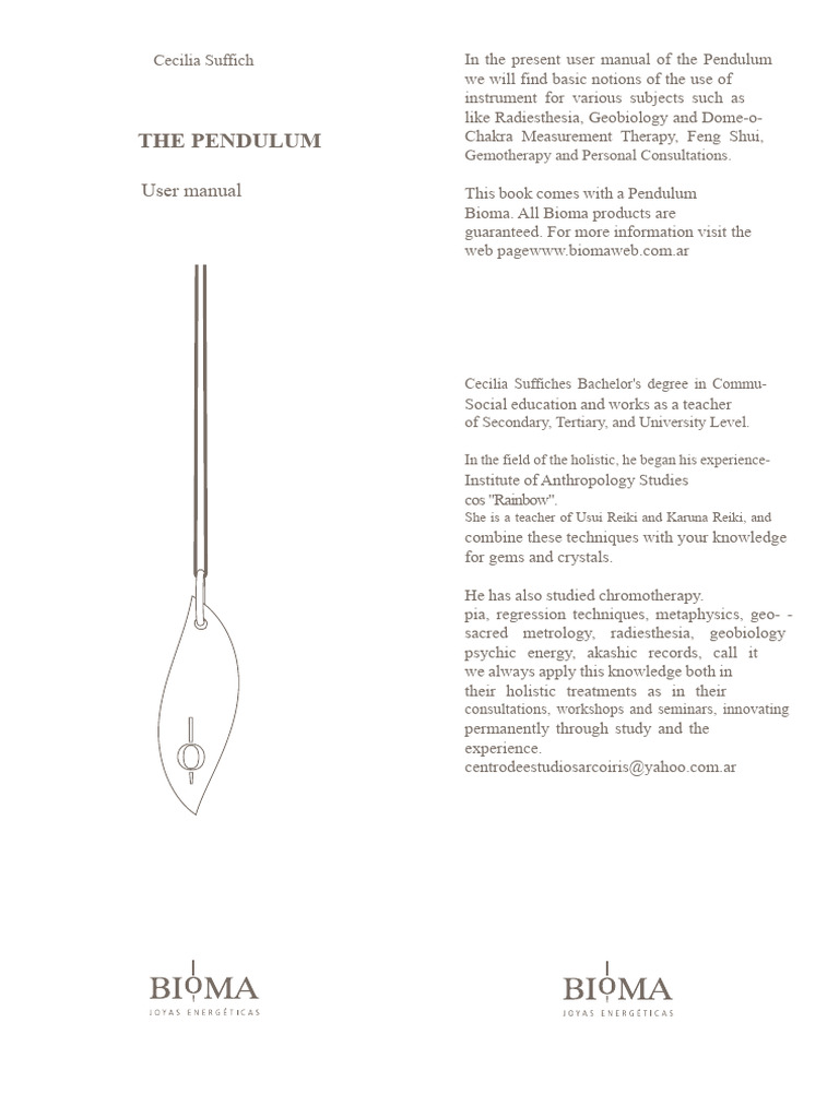 The Pendulum User Manual Pdf Pdf Mind Pendulum