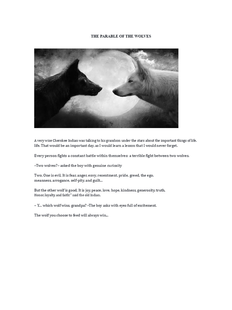 The Parable of The Wolves | PDF