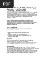 Motorcycle Parts | PDF | Clutch | Motorcycle