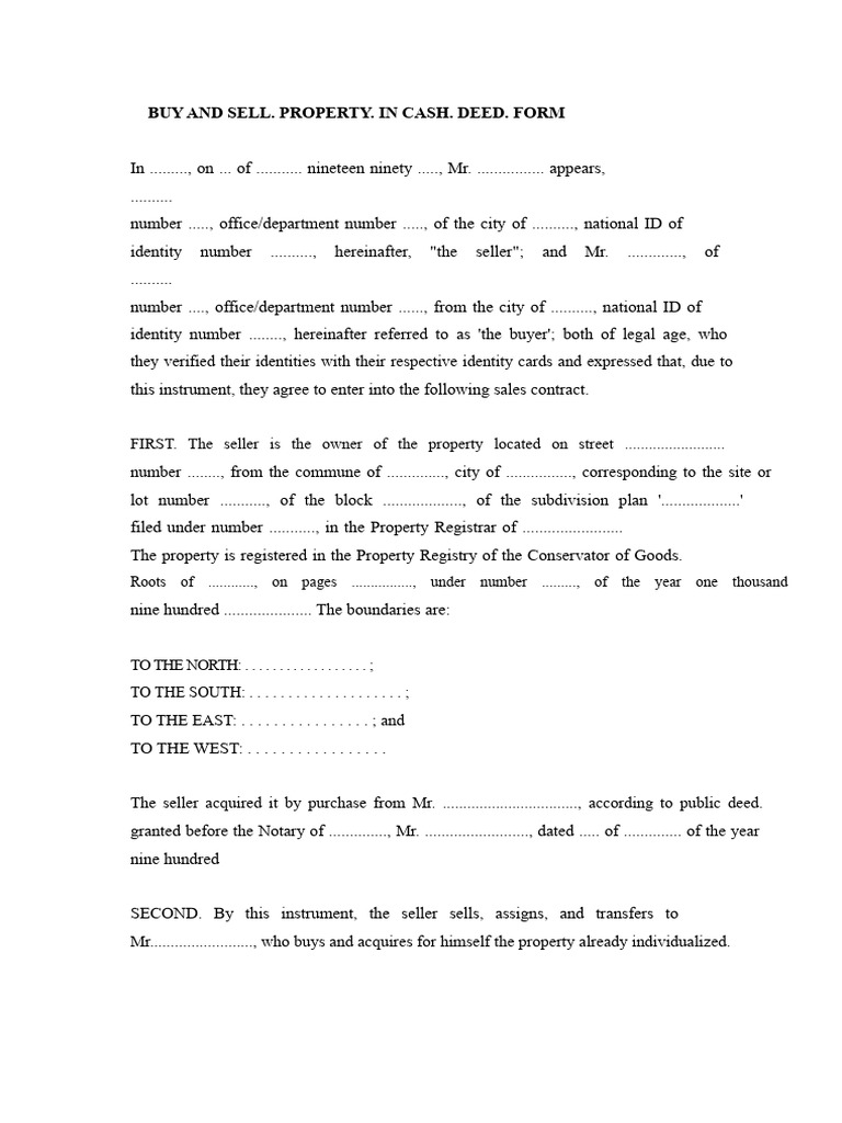 UK Memorandum of Sale Template | PDF | Sales | Deed