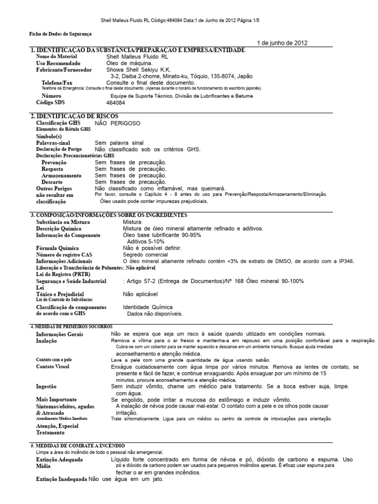 Malleus Fluid RL | PDF | Toxicidade