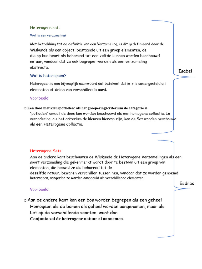 Heterogene Set | PDF