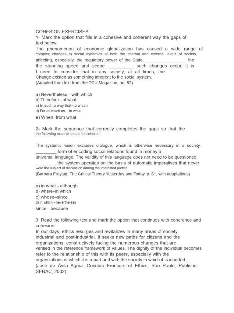 Understanding Cohesion in Writing | PDF | Archaeology | Leadership